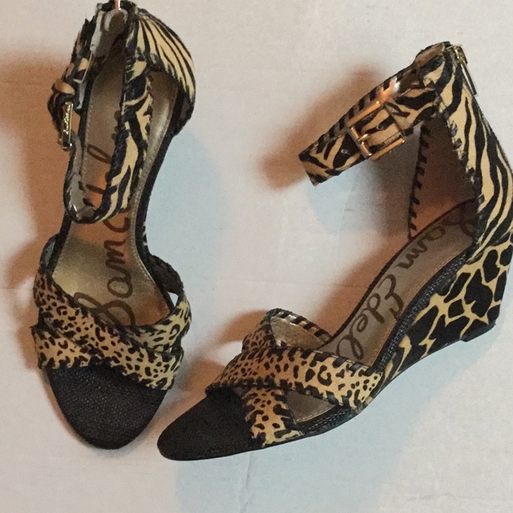 Leopard Print Wedge - Gem